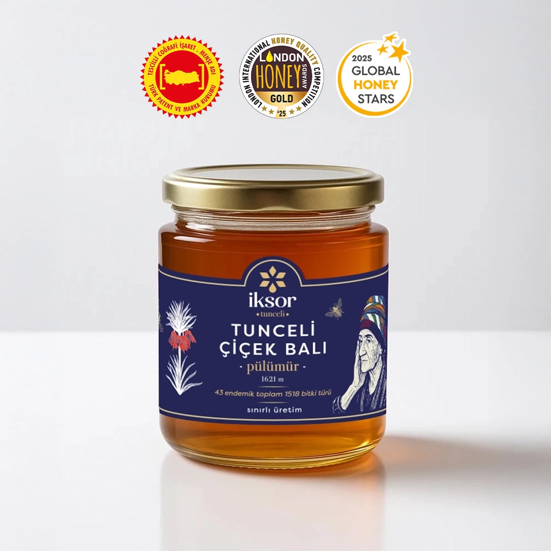 Londra'dan Ödüllü Tunceli Pülümür Balı - 250 gr 5'li set